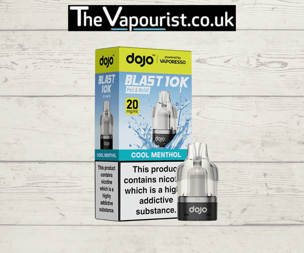 Vaporesso Dojo Blast 10k Pre Filled Pod Cool Menthol – The Vapourist